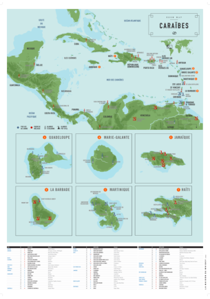 Rum Map 2023 | brand goodies, objects and accessories