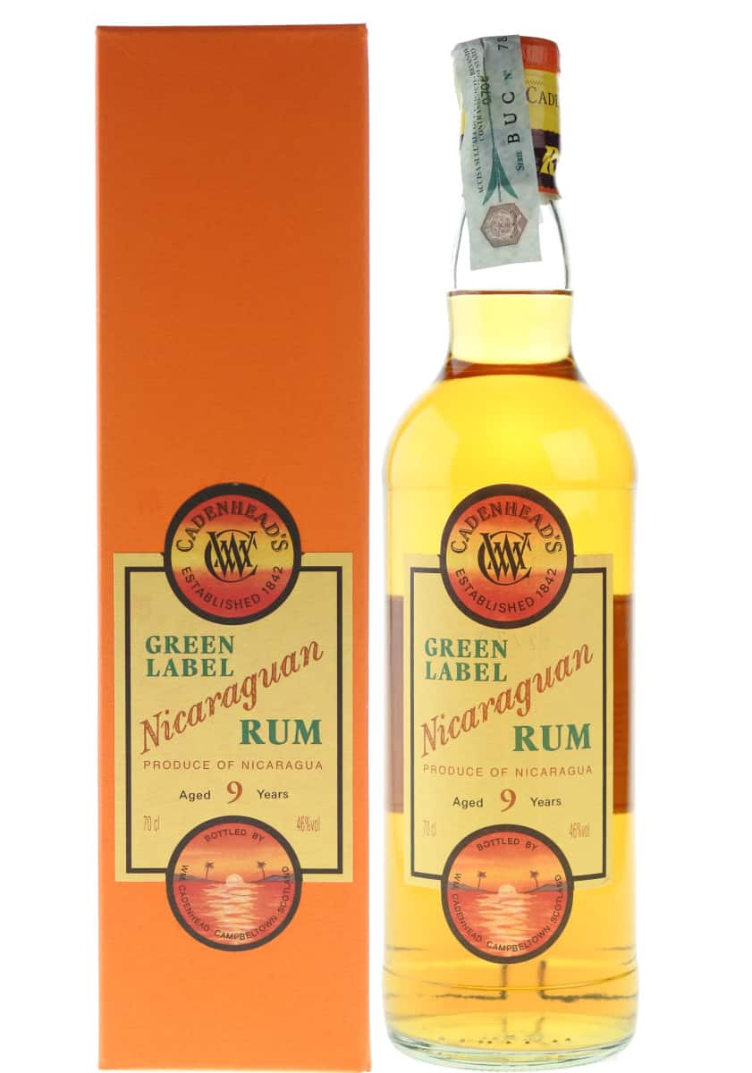 WM Cadenhead - Green Label - Nicaragua 9 ans | Rhum du Nicaragua