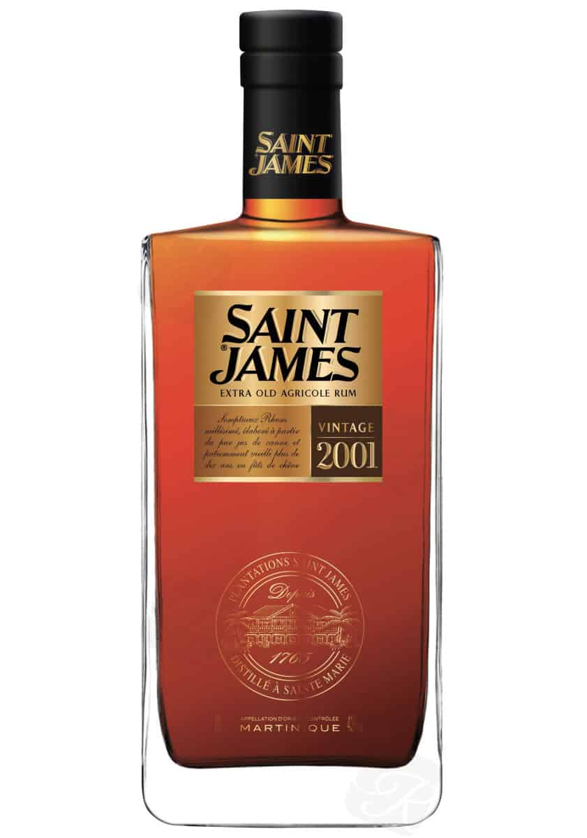 Saint James distillery rum of Martinique